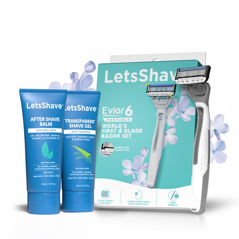 Buy LetsShave Evior 6 Portable Women Shaving Kit Online