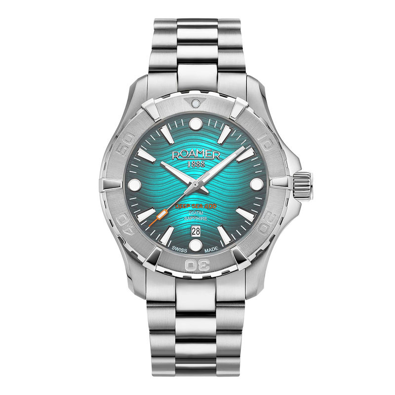 Buy Roamer Deep Sea 200 Quartz Blue Round Dial Mens Watch - 860833 41 ...
