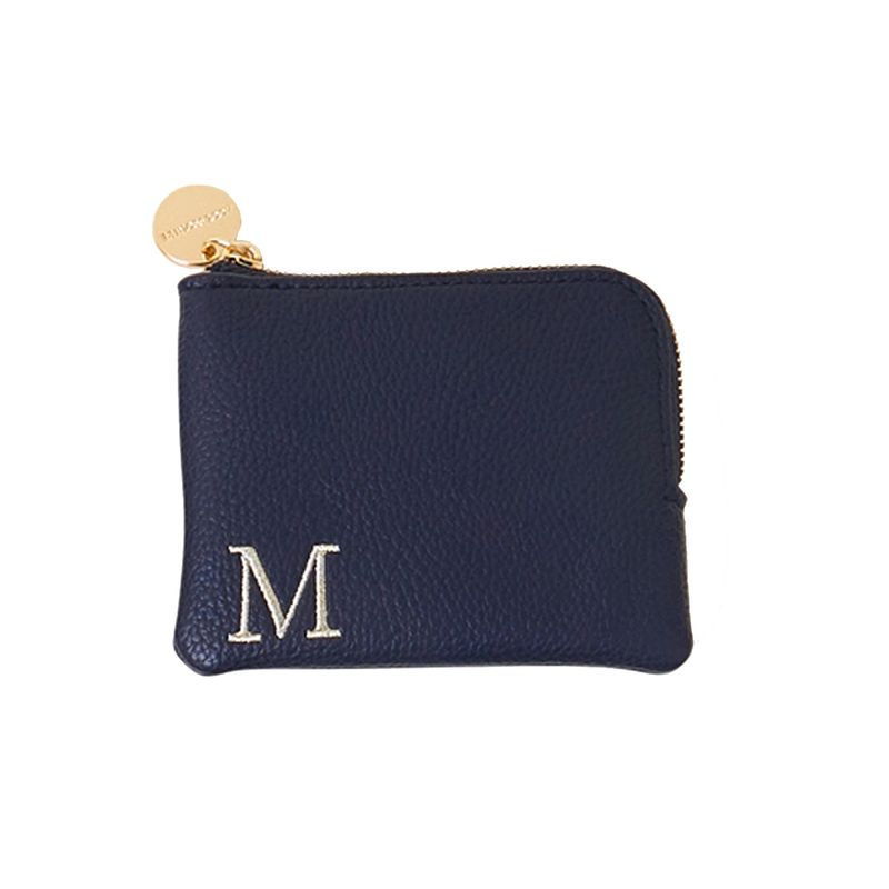 Buy Accessorize London Women's Navy Blue M Initial Coin Pouch (M) Online