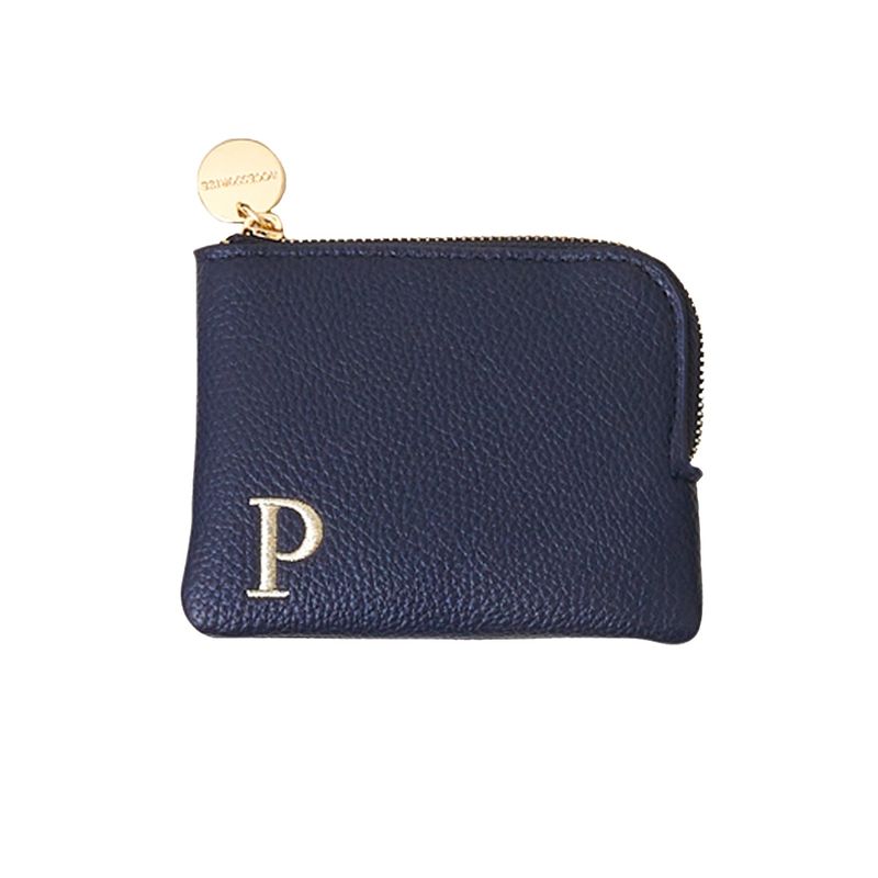 Buy Accessorize London Women's Navy Blue P Initial Coin Pouch (M) Online