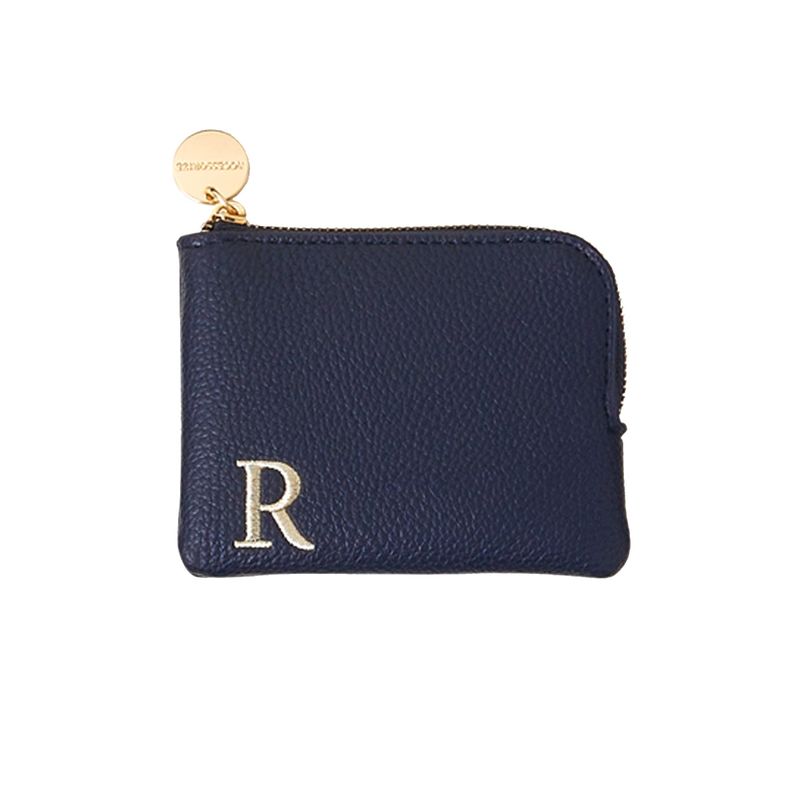 Buy Accessorize London Women's Navy Blue R Initial Coin Pouch (M) Online