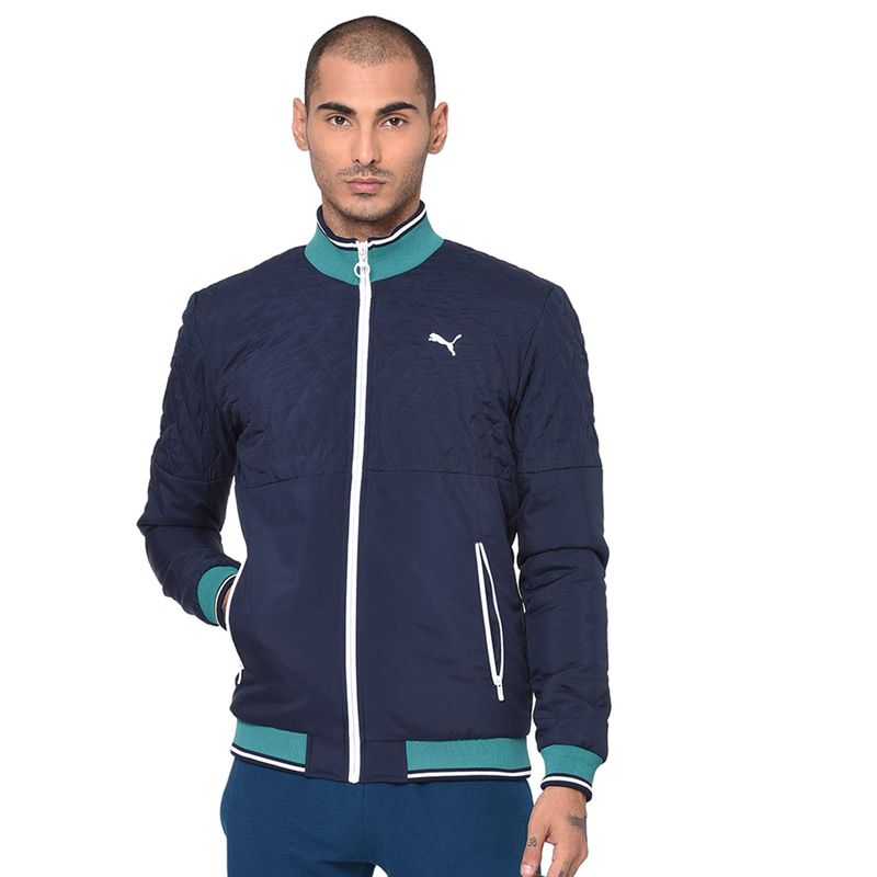 Buy Puma Peacoat Light Weight Woven Padded Jacket - Blue Online