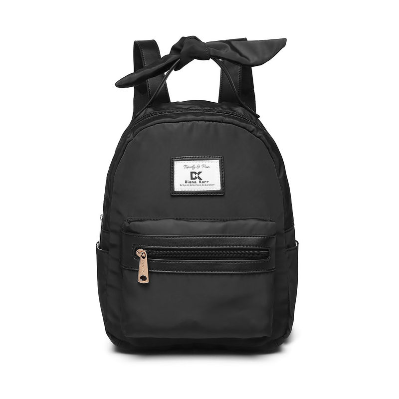 Buy Diana Korr Port Elly Bow Detail Backpack - Black Online