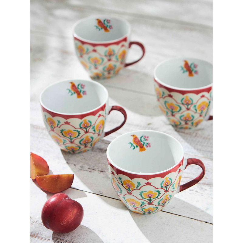 Buy Chumbak Valley Jaali Mugs - Gift Set of 4 Online