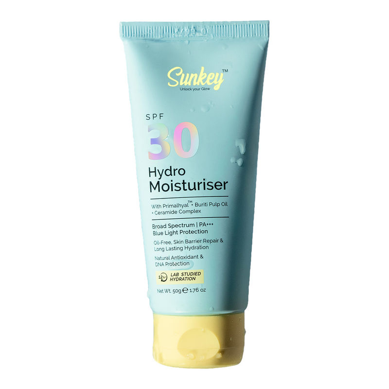 Buy Sunkey Hydro Moisturiser SPF 30 PA+++ With Primalhyal, Ceramide ...