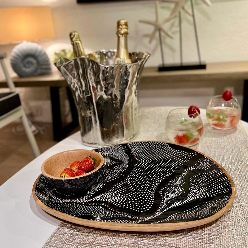 Buy Faaya Gifting Large Oval Platter With Dip Bowl - Massai Valley Online