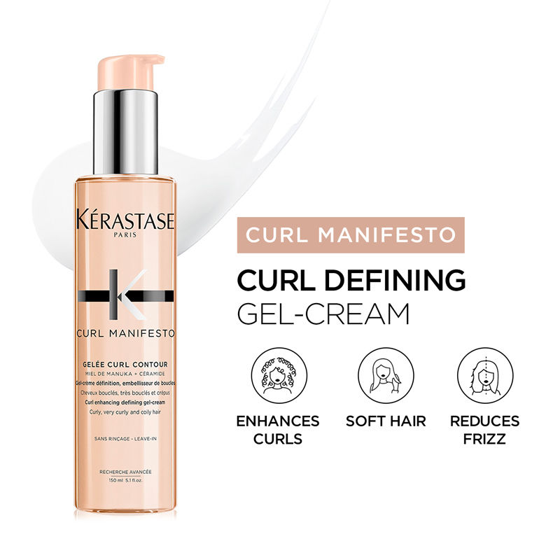 Buy Kerastase Curl Manifesto Leave-in Gel-Cream For Curly & Wavy Hair ...
