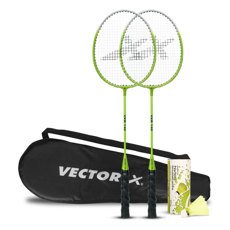 Buy Vector X Vxb 140 Badminton Racquet Set Aluminium Head With Full ...