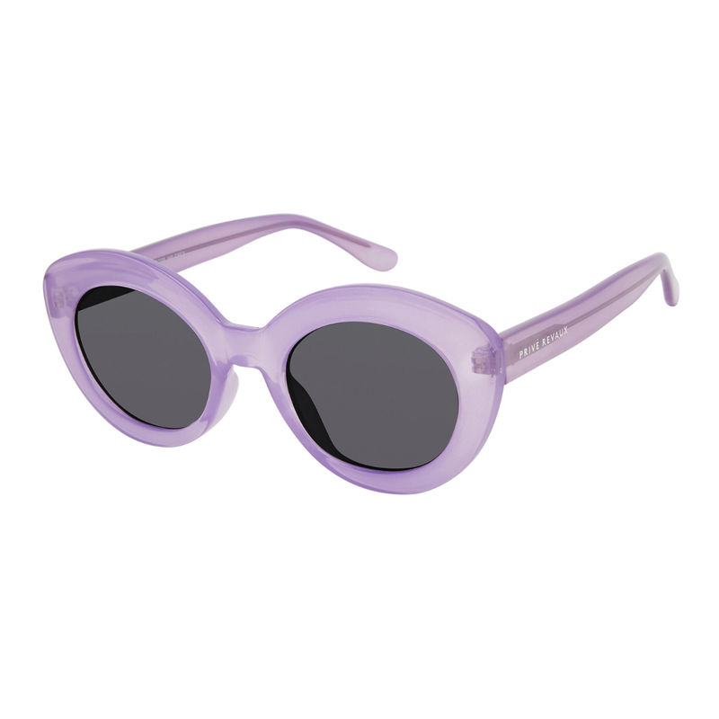 Buy PRIVE REVAUX 206313 Purple Oval Women Sunglass Frames (50) Online