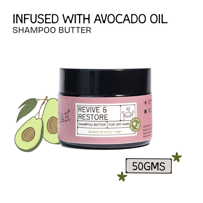 Buy The Bare Bar Revive & Restore Shampoo Butter - Intense Hydration ...