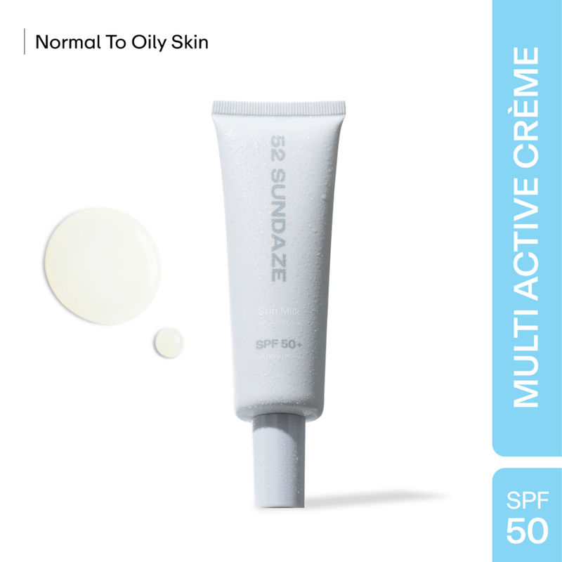Buy 52 Sundaze SPF 50 Sun Milk - Multi Active Creme Sunscreen Online
