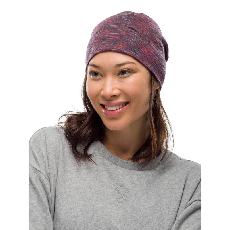 Buy Buff Lightweight Merino Wool Hat Shale Grey Multi Stripes Hat Online