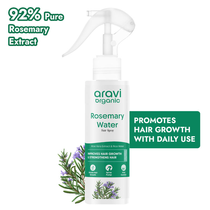 Buy Aravi Organic Rosemary Water Spray For Promotes Hair Growth, Scalp ...