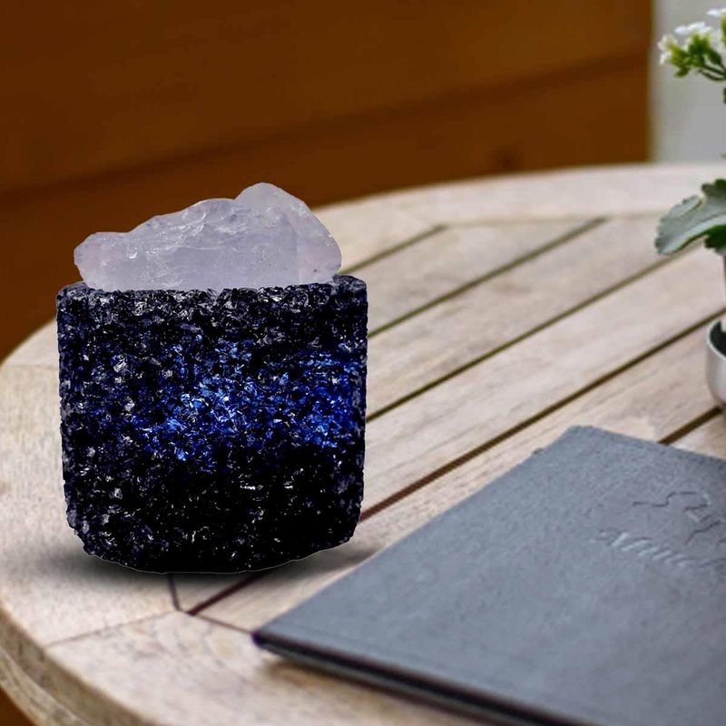 Buy Kookee Natural Crystal Aromatherapy Diffuser With Led & Essential Oil – Relax & Soothe Online