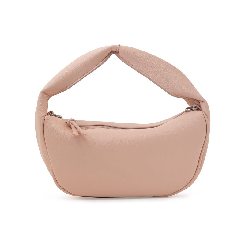 NUFA Half Moon Top Handle Pink Crossbody Bag: Buy NUFA Half Moon Top ...