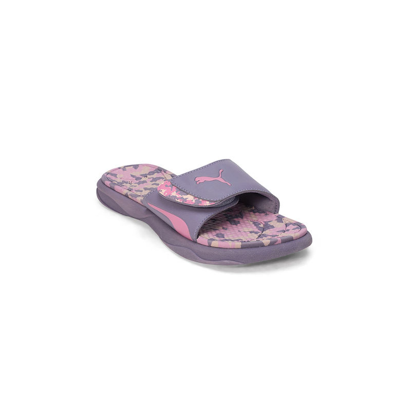 Buy Puma Royalcat Comfort Softride Daze Women Purple Sliders Online