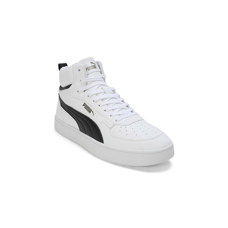 Buy Puma Caven 2.0 Mid Res Unisex White & Navy Blue Sneakers Online