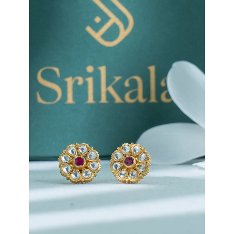 Buy Srikala Flower Design Stud Earrings Online
