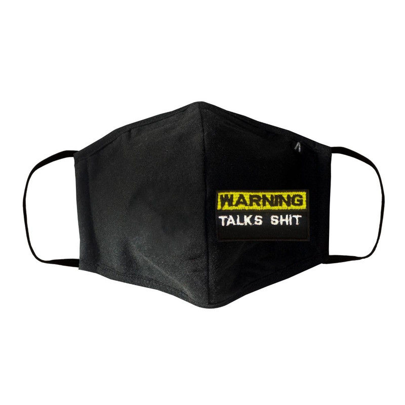 Buy Maskerade Warning - Talks Shit Mask(Free Size) Online