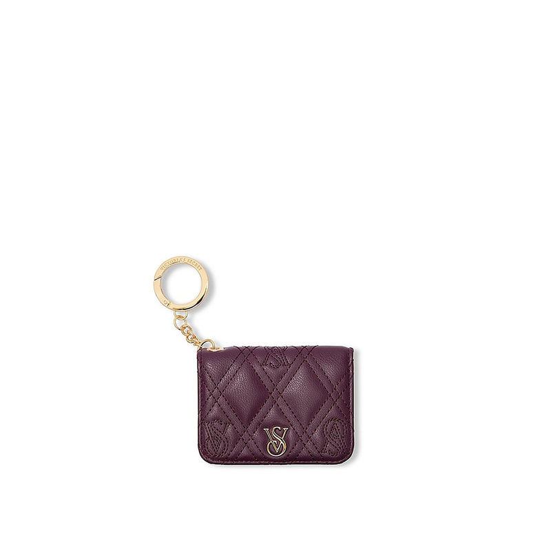 Buy Victoria's Secret Purple Flap Card Case Keychain Online