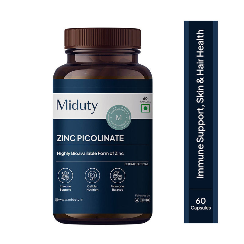 Buy Miduty Zinc Picolinate 50MG High Absorption Zinc For Immune Online