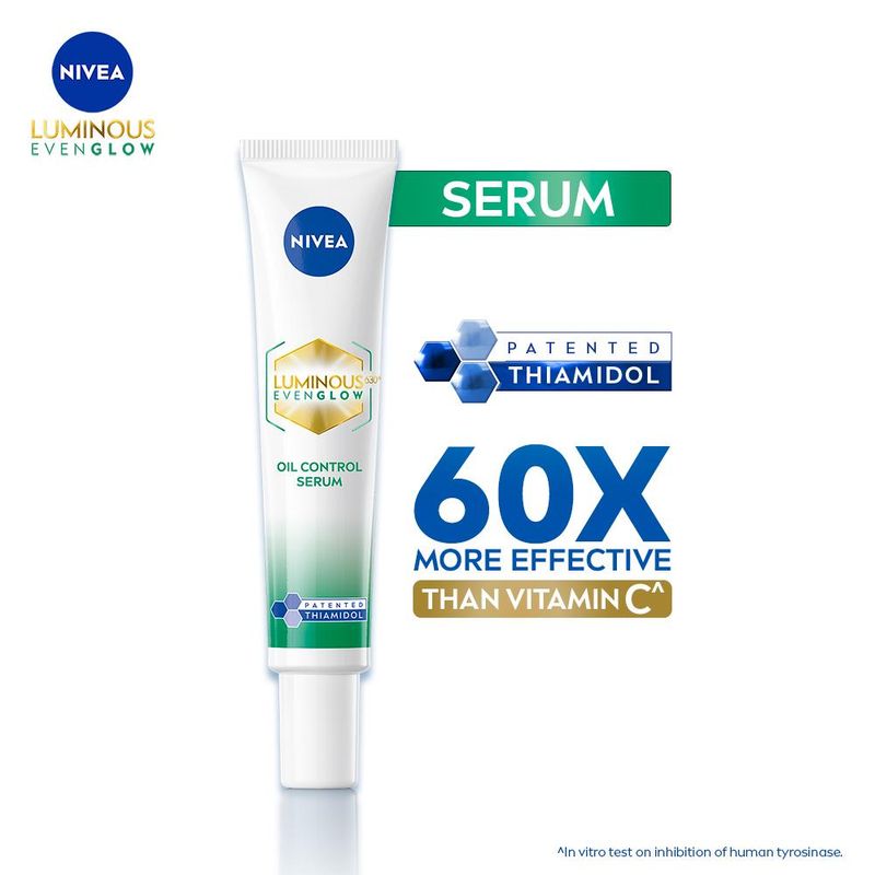 Buy Nivea Luminous Even Glow Oil Control Serum Thiamidol, Salicylic ...