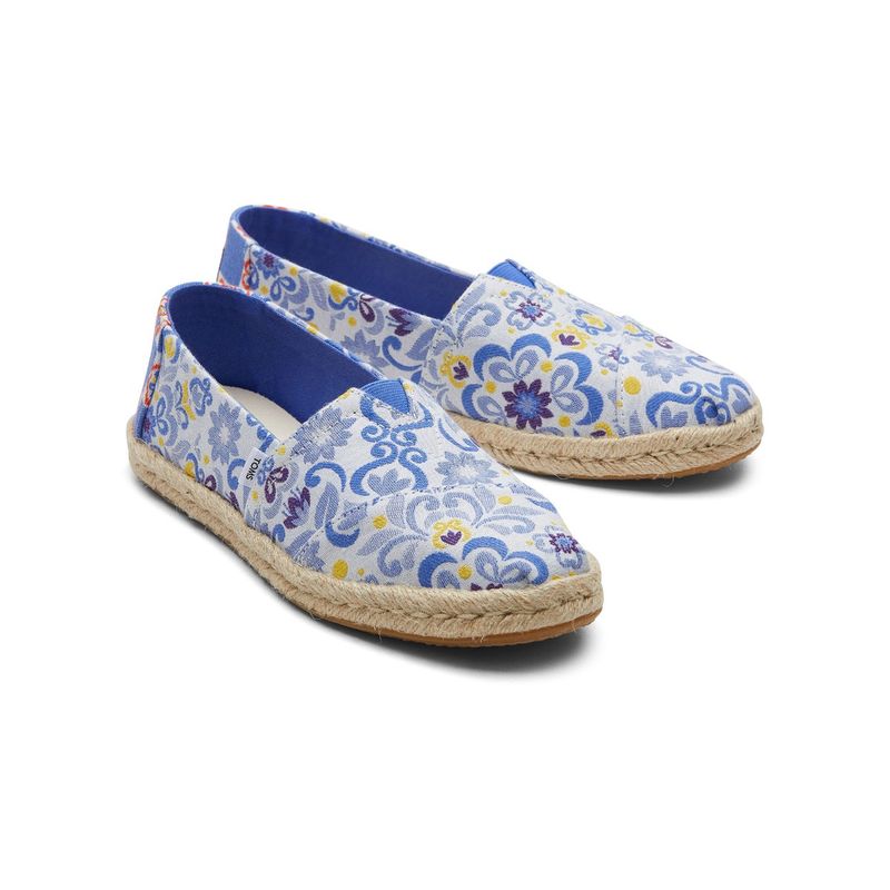 Buy TOMS Floral Jacquard Espadrilles Online
