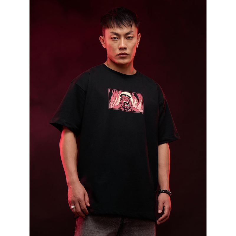 Buy The Souled Store Official Hulk Angry and Black Men Oversized T ...