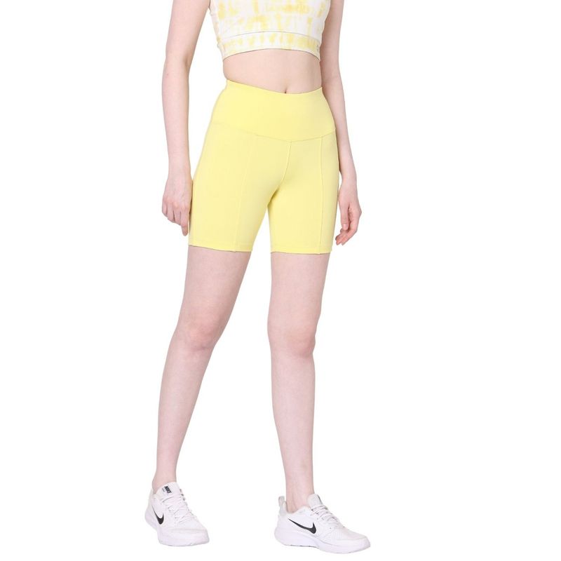 Buy Silvertraq Rider Shorts Candy Floss - Yellow Online