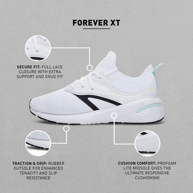 Puma Forever Xt Wn's White Training Shoes: Buy Puma Forever Xt Wn's ...