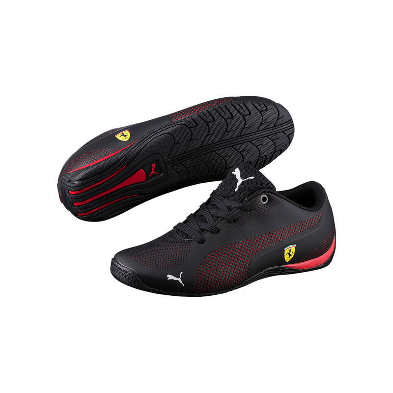 Puma Black Drift Cat 5 Ultra Scuderia Ferrari Motorsports Junior Shoes ...