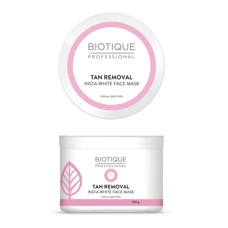 Buy Biotique Professional Tan Removal Insta White Face Mask Online