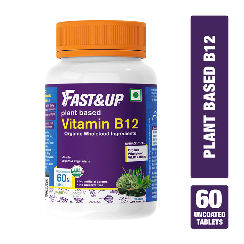 Buy Fast&Up B-12 + B-complex - Vegan B-12 + B-complex, Usda Organic ...
