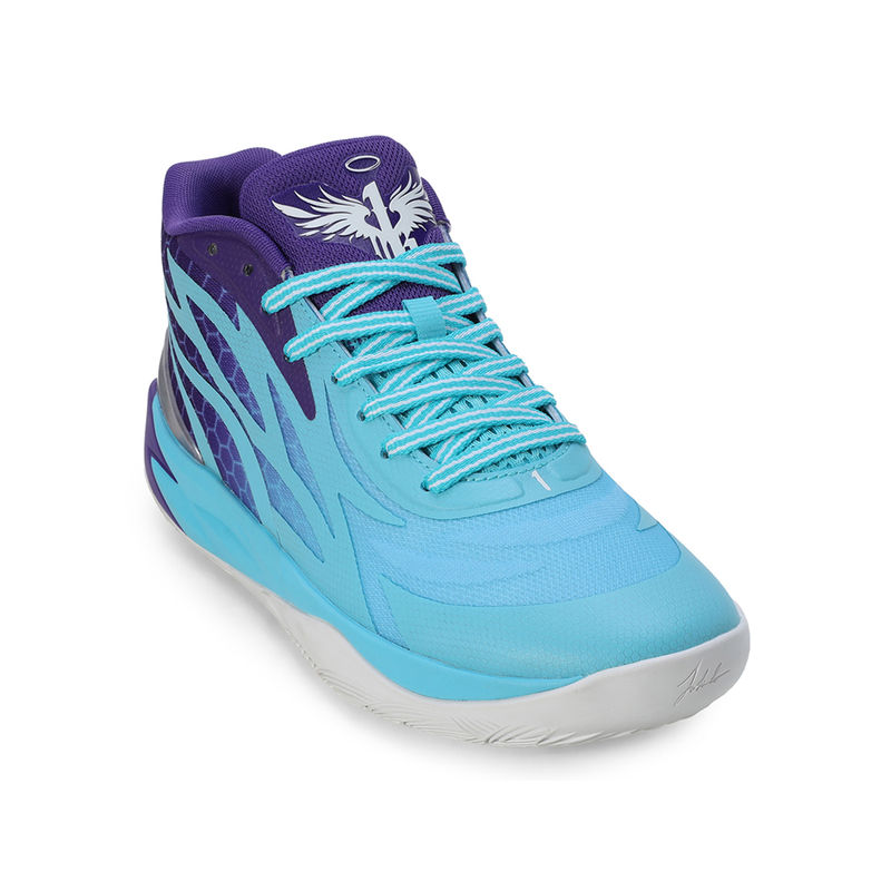 Buy Puma MB.02 Fade Unisex Blue & Purple Basketball Shoes Online