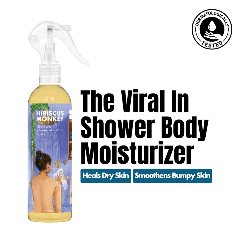 Buy Hibiscus Monkey Velvet Spray Olive Squalane In-Shower Body ...