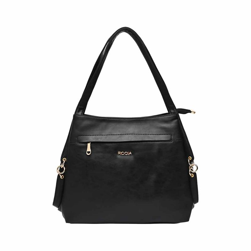 Buy ROCIA By Regal Black Women Casual Medium Handbag Online