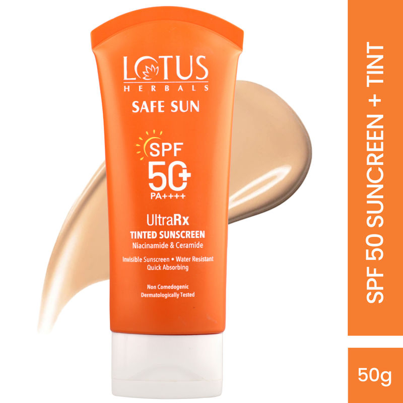 Buy Lotus Herbals Safesun Ultrarx Tinted Sunscreen SPF 50+ PA++++ Online