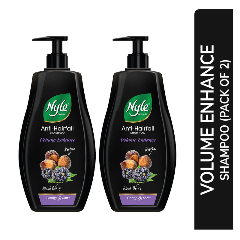 Buy Nyle Naturals Volume Enhance Anti Hairfall Shampoo with Reetha ...