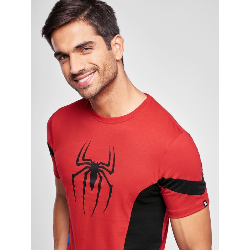 Buy The Souled Store Spider-man Spider-sense Alert Drop Cut T-shirts ...