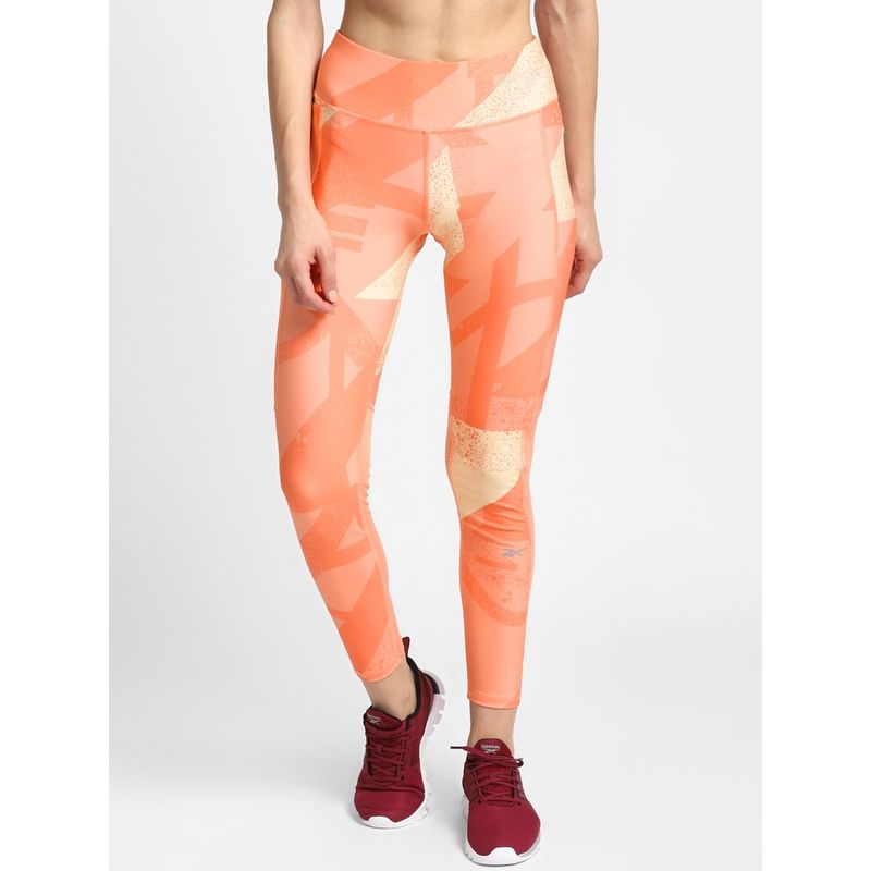 Reebok Re Tight - Aop Red Running Tight: Buy Reebok Re Tight - Aop Red ...