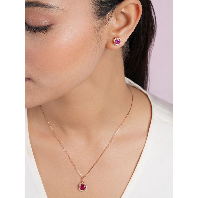 Buy Zavya Starlight Symphony Rose Gold Plated 925 Sterling Silver ...