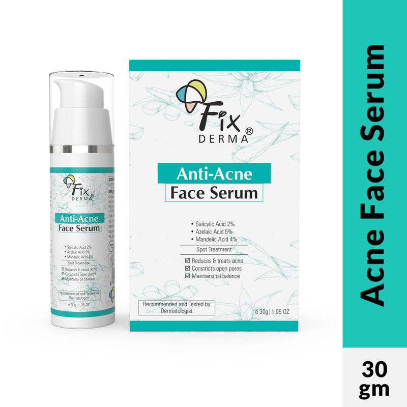 Buy Fixderma Anti Acne Face Serum with 2% Salicylic Acid & 5%Azelaic ...