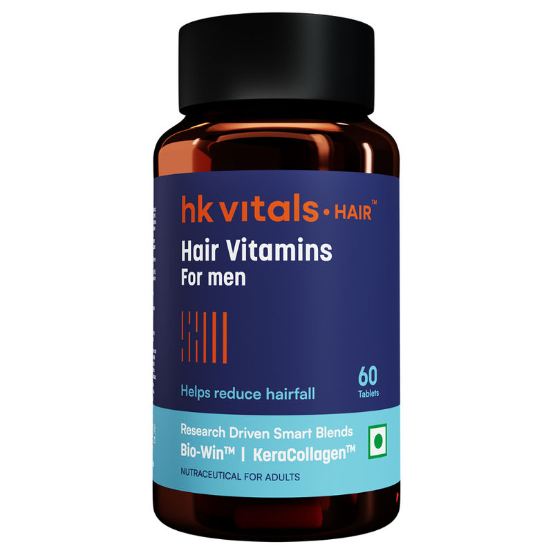 Buy HealthKart HK Vitals Hair Vitamin with DHT Blockers Omega & Biotin ...