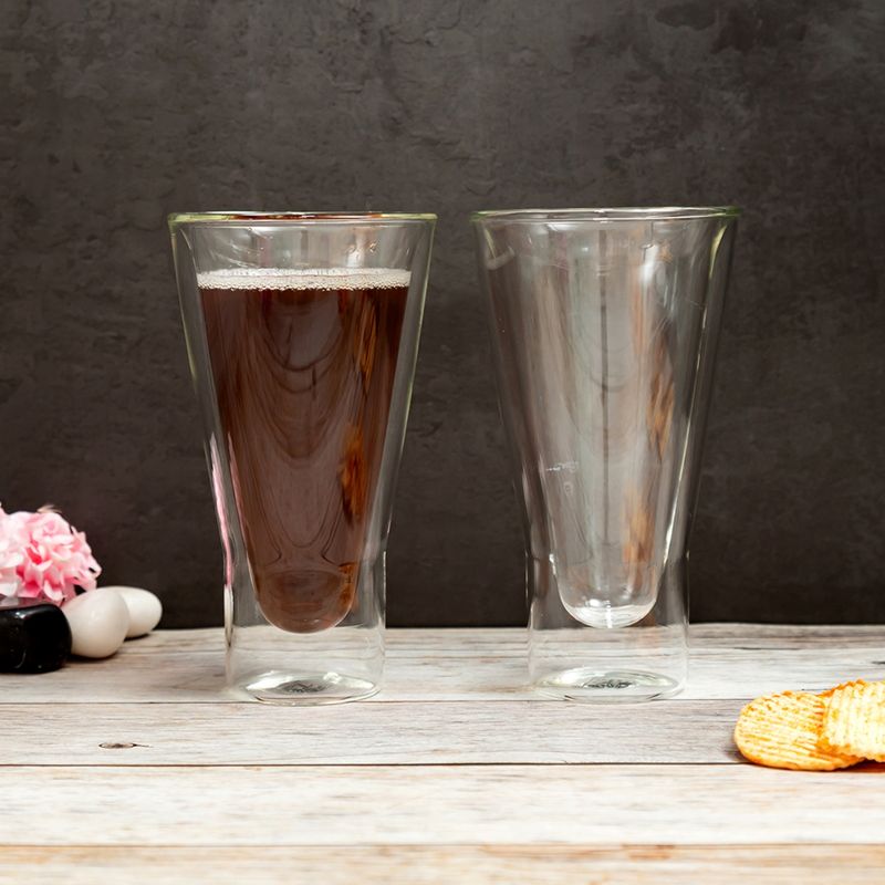 Buy EZ Life Borosilicate Double Wall Multi-Use Goblet Glass ...