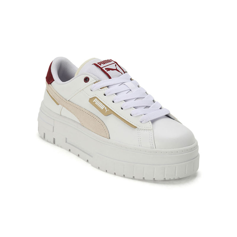 Buy Puma Mayze Crashed Womens White Sneakers Online