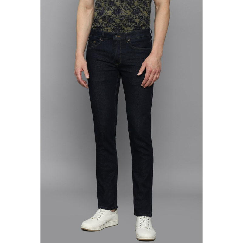Buy Louis Philippe Men Navy Jeans Online