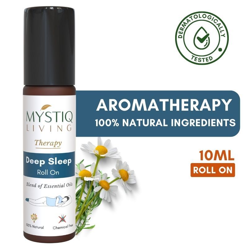 Buy Mystiq Living Deep Sleep Roll On 100% Natural & Safe Sleep Aid ...