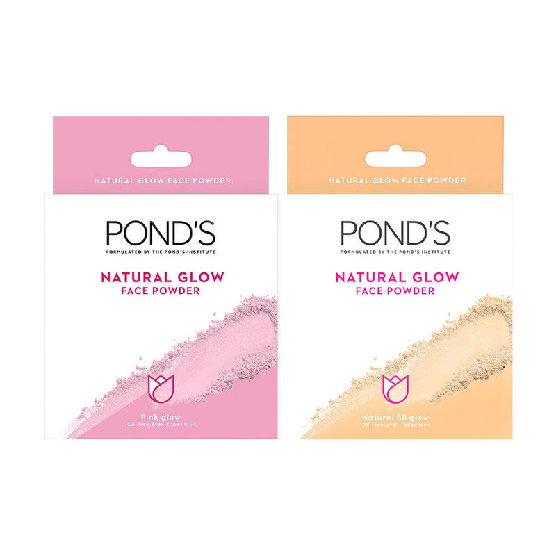 Buy Ponds Natural Glow Face Powder Pink & BB Glow Combo Online
