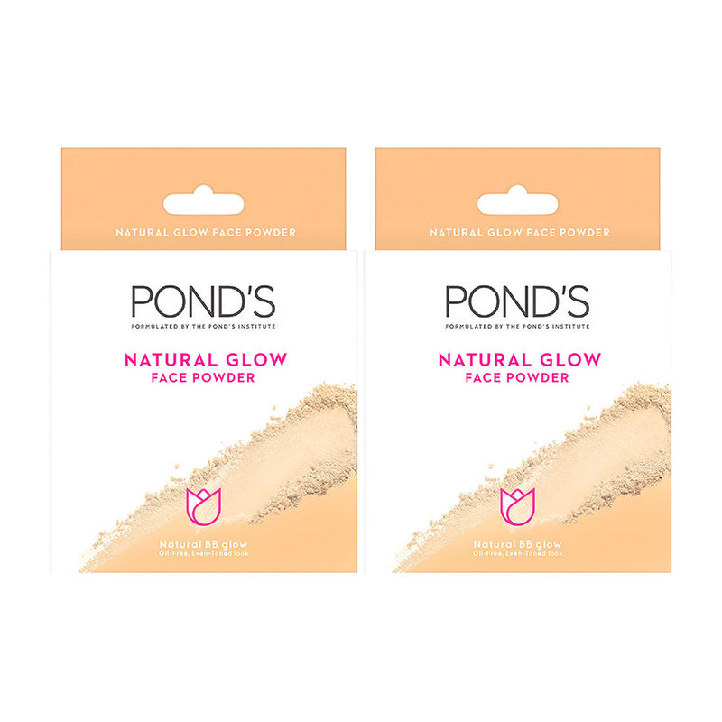 Buy Ponds Natural BB Glow Face Powder (Pack of 2) Online