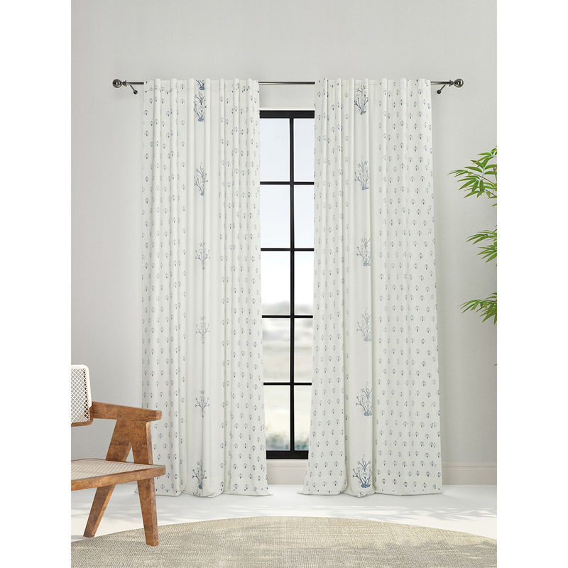 Buy Fabindia Sameera Cotton Printed Curtain Online
